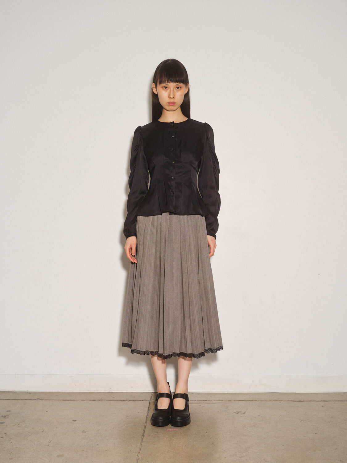 Liquid Armour Pleat Blouse | meruert tolegen